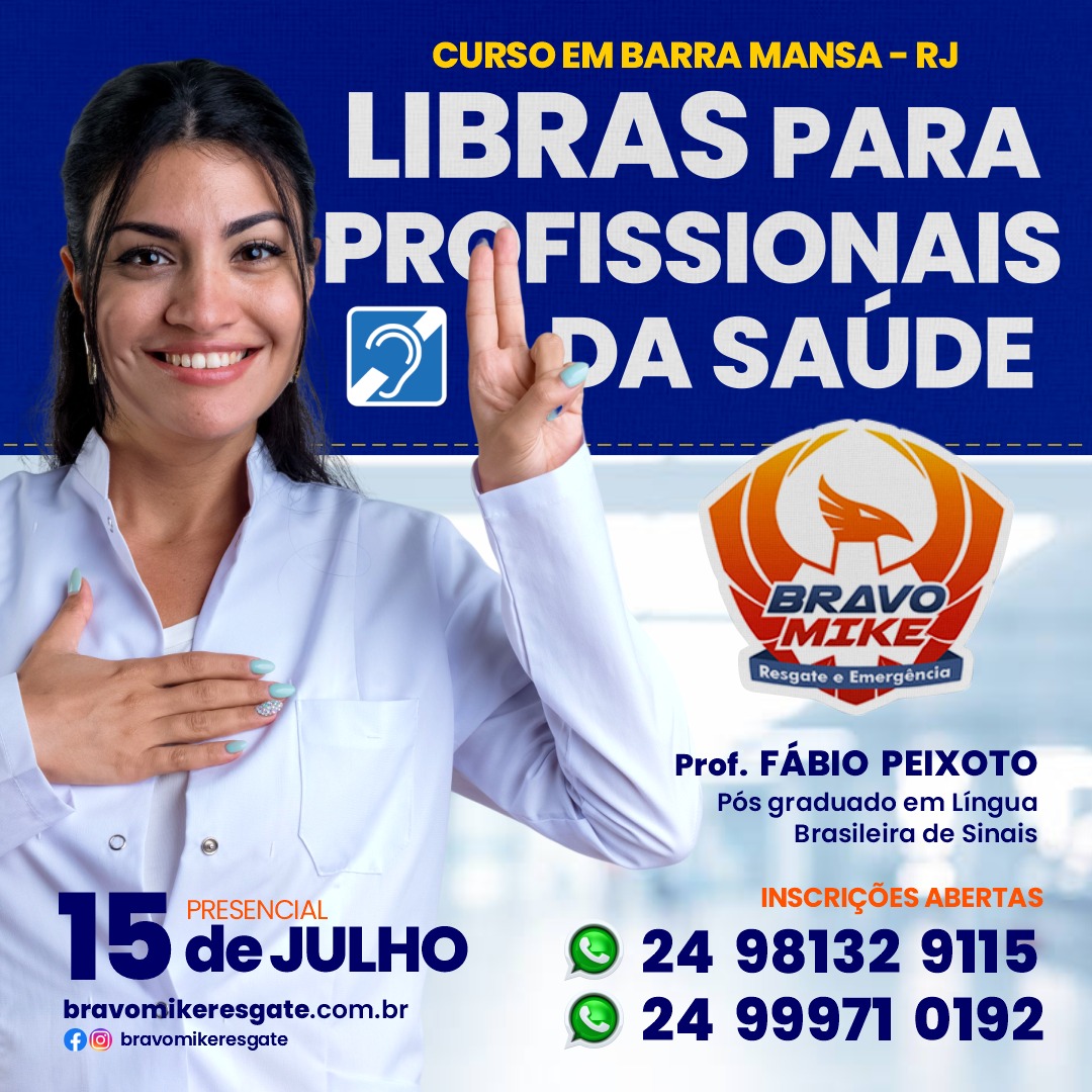 CURSO DE LIBRAS PARA PROFISSIONAIS DE SAÚDE
